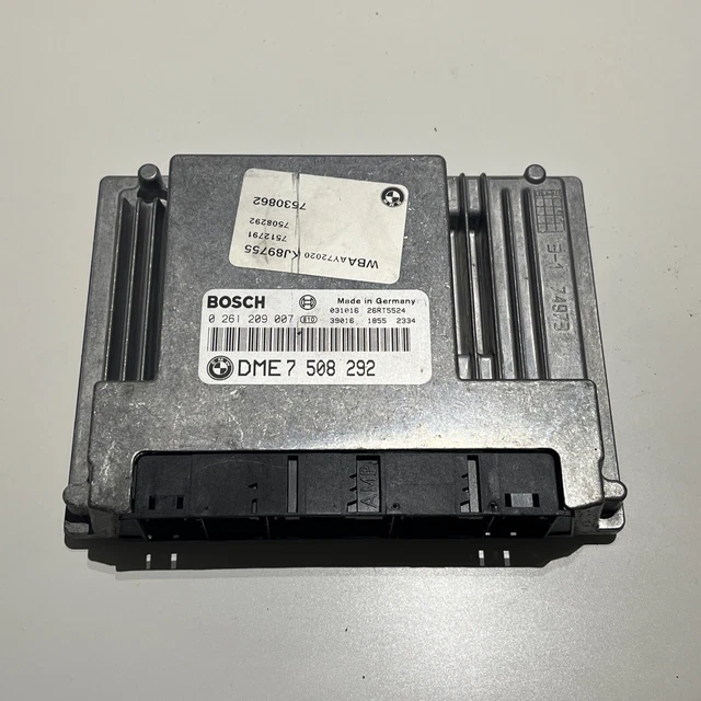 BMW E46 318CI Engine Control Unit ECU DME 2.0 PETROL N42 7508292 ...
