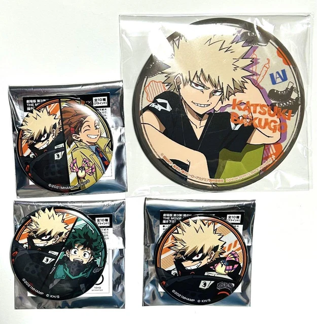 MY HERO ACADEMIA Hiroaka Button Badges Katsuki O'Clock Whm Prize £59.39 ...