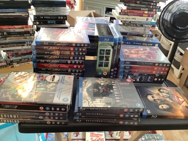 DC TV SERIES Blu Rays/DVD Collection Flash/Arrow/Superman/Girl/Batwoman ...