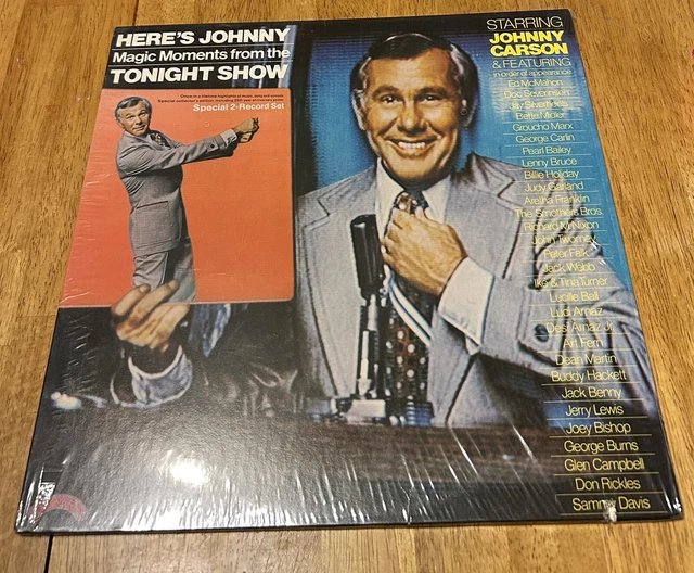 JOHNNY CARSON HERE'S Johnny Magic Moments From The Tonight Show 2 LP ...