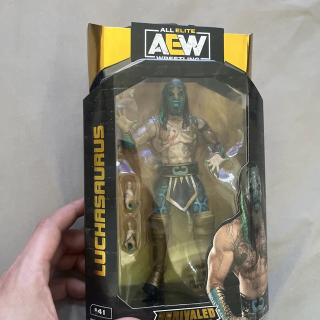AEW ALL ELITE Wrestling Unrivaled Series 5 Modellino Luchasaurus ...
