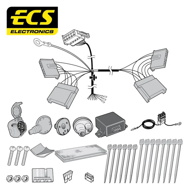 TOWBAR WIRING KIT 7 Pin FORD Transit Minibus January 2000 - March 2014 ...
