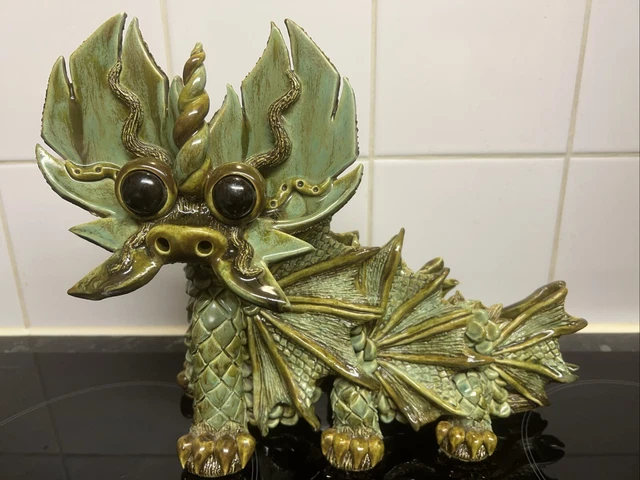 GIANT VINTAGE YARE Design Dragon Super Rare Example £72.05 - PicClick UK