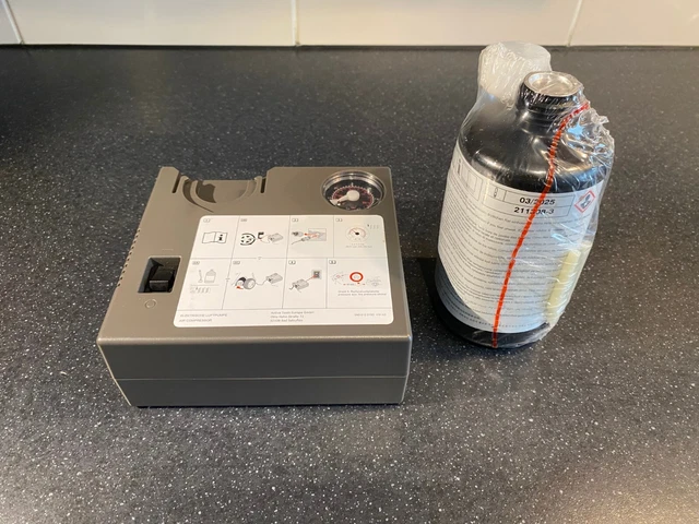 VW AUDI SKODA Car Tyre Pump Inflator Air Compressor Repair Glue Kit ...