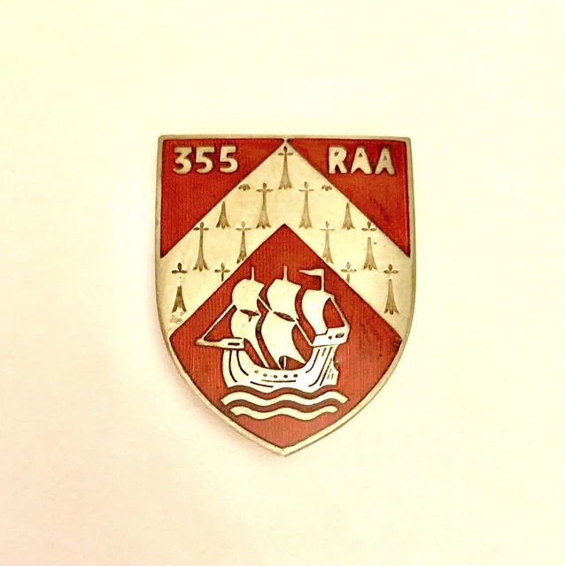 INSIGNE DU 355ÈME Régiment d’Artillerie Automobile, 355 RAA, WW2, Drago ...