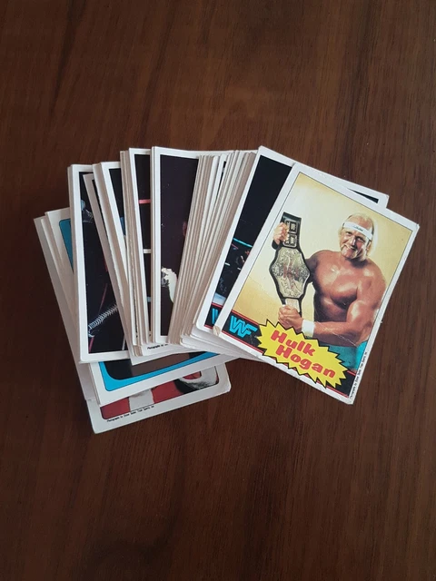 RARE WWF 1985 Scanlens Wrestling Card Set Australian Versio Hulk Hogan ...