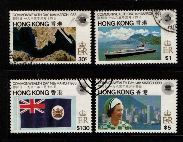 HONG KONG 1983 Commonwealth Day SG438-41 Used $4.00 - PicClick AU