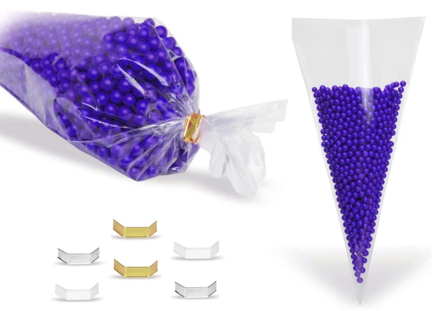 SÜSSIGKEITE TÜTE CANDY Bar Tüten Cellophantüte Spitzbeutel PP ...