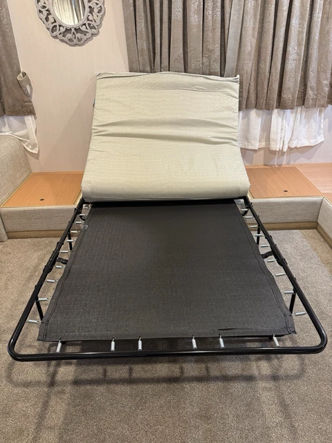 STATIC CARAVAN DOUBLE Sofa Bed Frame And Mattress £52.68 - PicClick UK