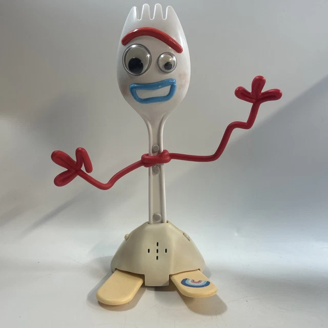 TOY STORY 4 Talking Forky Disney Pixar Thinkway Push Along Walking ...