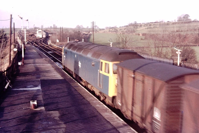 1975 BRITISH RAIL BR Diesel Loco Railway Slide 47437 Ref 2461 £3.99 ...
