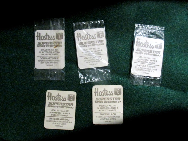 5 HOSTESS FRITO Lay Baseball Cards $2.99 - PicClick CA
