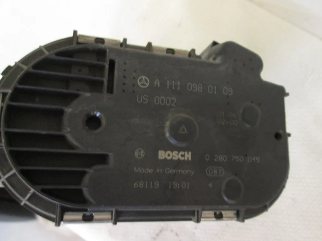 MERCEDES-BENZ M111 DROSSELKLAPPE Umlufsteller A1110980109 Bosch EUR 214 ...