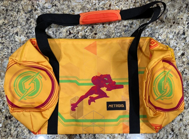METROID PRIME SAMUS Returns Duffel Gym Travel Bag Official Nintendo ...