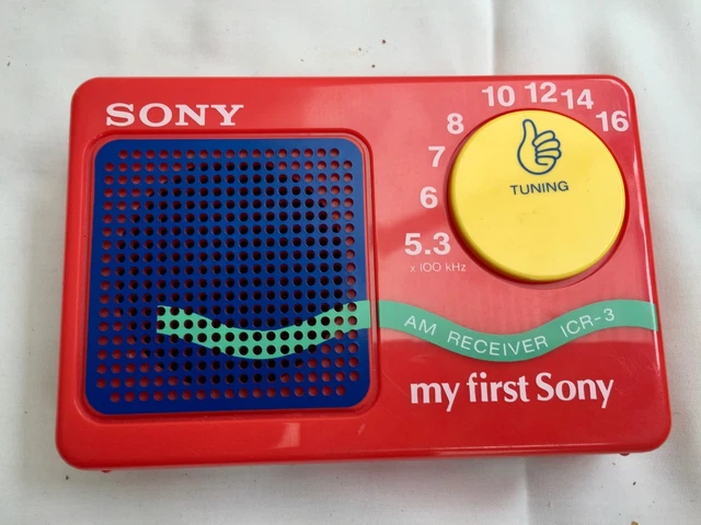 SONY ICR-3 ‘MY First Sony’ Transistor Radio Fully Working Condition EUR ...