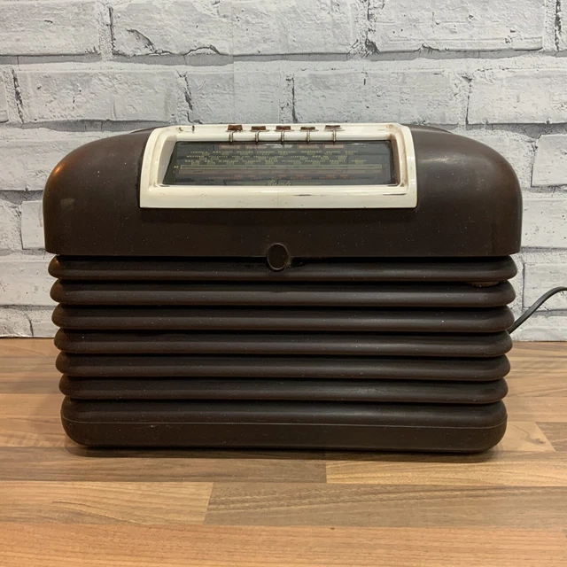 1950S BUSH DAC 10 Bakelite 5 Valve Radio Vintage Collectable £49.95 ...