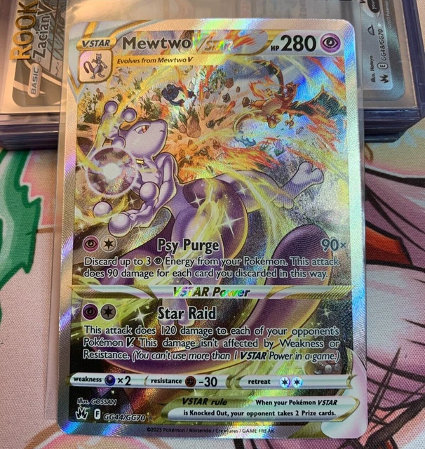 POKÉMON TCG MEWTWO VSTAR Crown Zenith: Galarian Gallery GG44/GG70 ...