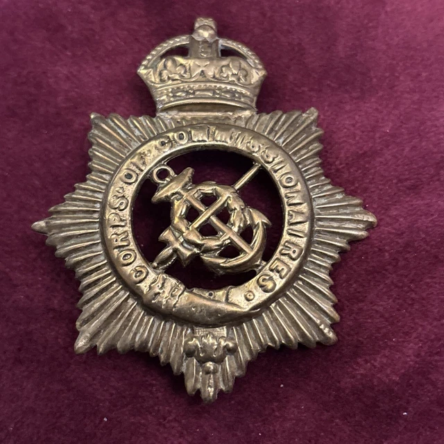 ORIGINAL CWW2 BRITISH Corps of Commissionaires Twin Threaded Pin Cap ...