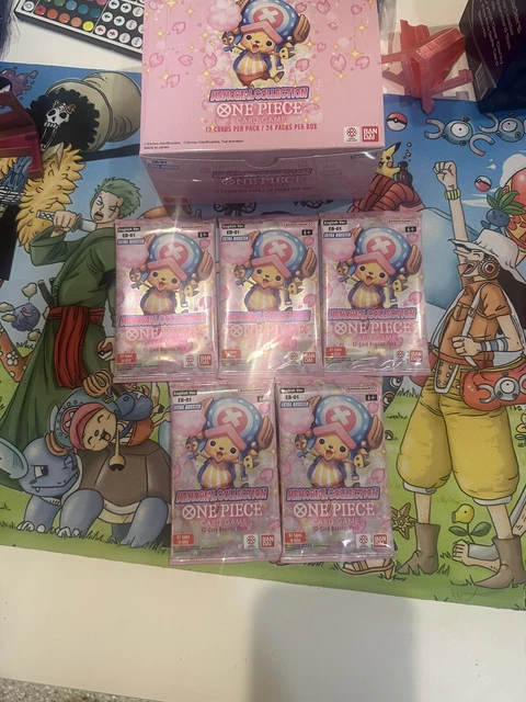 ONE PIECE TCG English EB-01 Memorial Collection Booster Pack Lot Of 5 ...