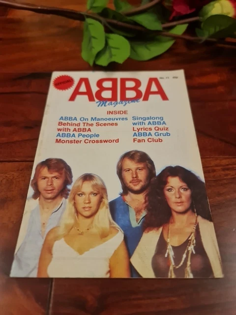 ABBA OFFICIAL FAN Club Magazine No. 11 1978 VINTAGE 32 PAGES ☆RARE☆ £13 ...