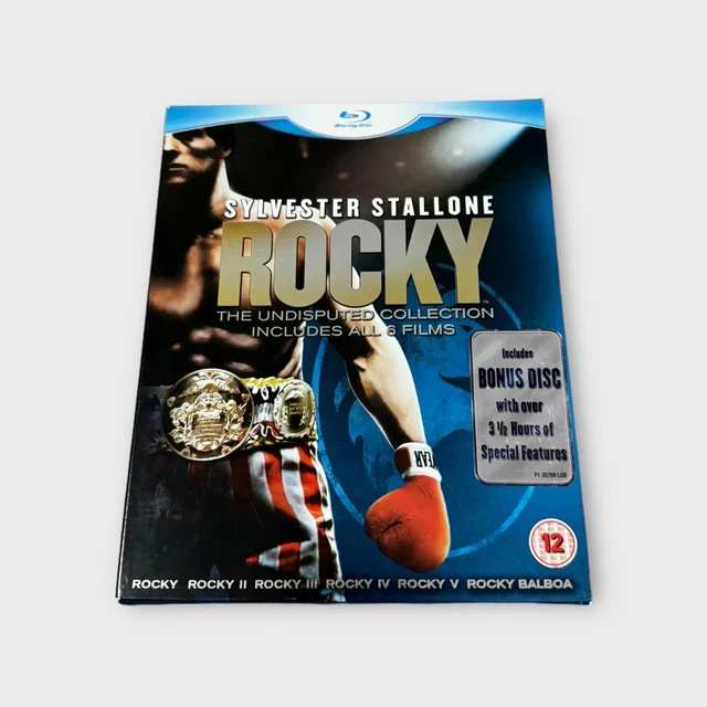ROCKY THE UNDISPUTED Collection Blu-Ray Sylvester Stallone Talia Shire ...