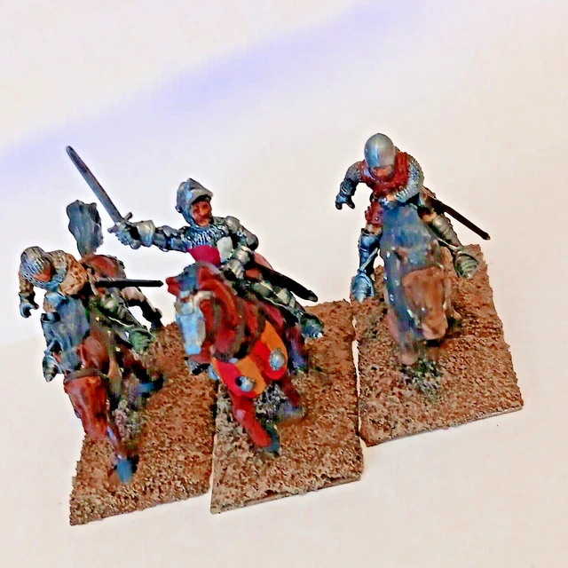 28MM KNIGHTS, MEN At Arms, Cavalry, HYW, Medieval Miniatures, Lion ...
