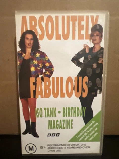 ABSOLUTELY FABULOUS, JOANNA Lumley, ISO Tank, Birthday VHS Tape, TV Series, B19 $19.95 - PicClick AU