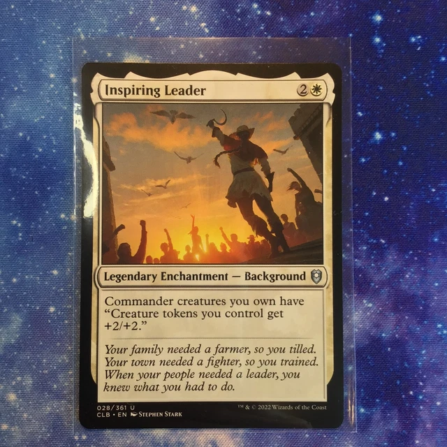 INSPIRING LEADER - 028/361 - White (CL: Battle for Baldur's Gate) MTG ...