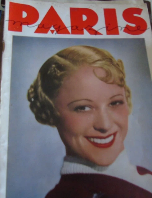 PARIS MAGAZINE N°38 octobre 1934 curiosa photo érotisme EUR 8,00 ...