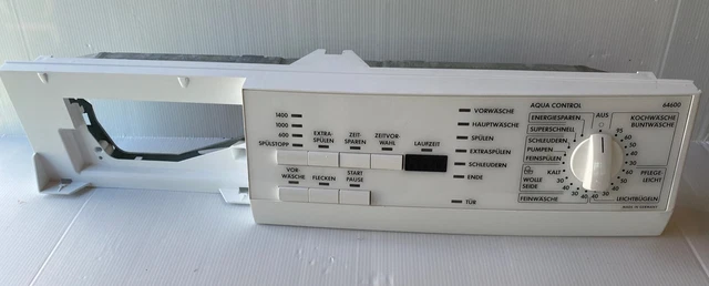 BEDIENFELD MIT PLATINE und blende von AEG Waschmaschine L64600 EUR 35 ...