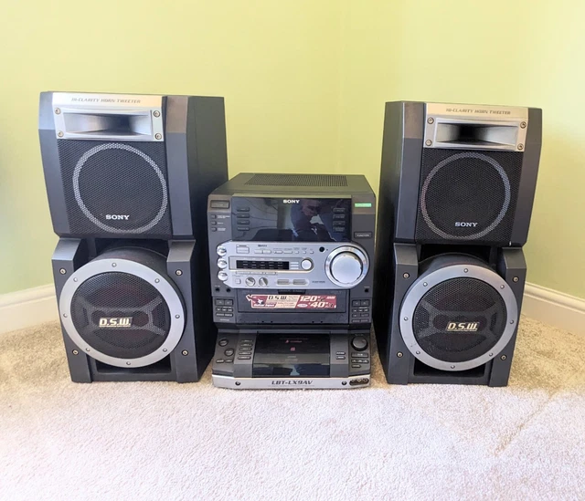 SONY LBT-LX9AV HIFI Stereo System With 5 CD Changer & SS-LX9AVG ...