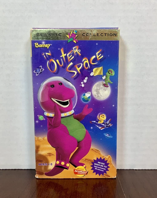 BARNEY & FRIENDS-BARNEY in Outer Space 1998 VHS Tape OOP £13.30 ...