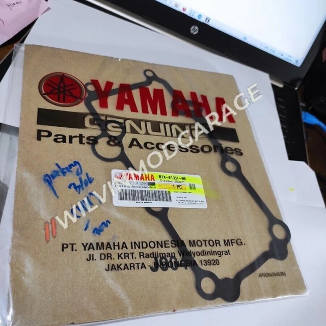 GENUINE PARTS YAMAHA YZF R3/MT-03 2015-2023 Cylinder Lower Gasket B1X ...