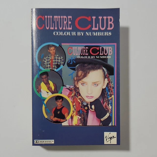 CULTURE CLUB - 'Colour By Numbers' 1983 Cassette Tape Album AUST ...