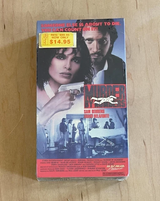 MURDER BY NUMBERS (1989) Sealed VHS Magnum Ent Crime Thriller Drama ...