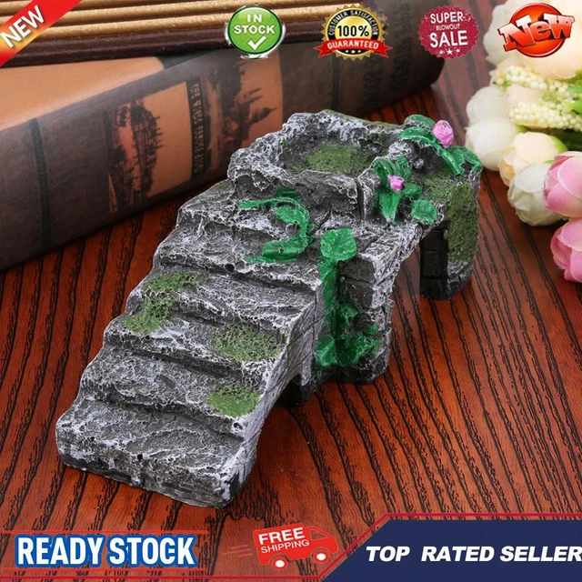 Resin Turtle Reptile Platform Basking Ramp Tank Water Aquatic Climb