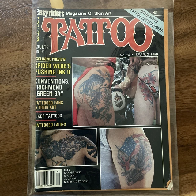 EASY RIDERS TATTOO Magazine - Spring 1989, Issue No. 13 £10.51 ...