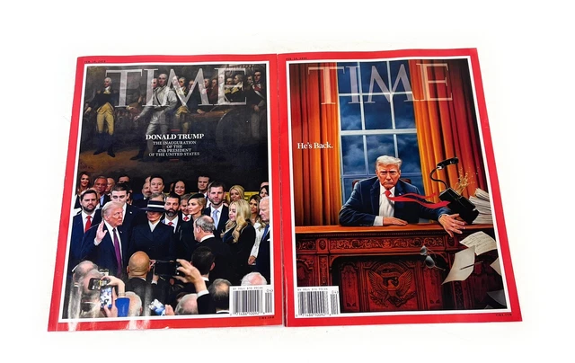 TIME MAGAZINE DONALD TRUMP 2025 Inauguration Feb 10 Issue 47th PRES ...