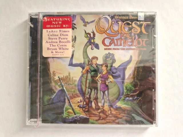 QUEST FOR CAMELOT Soundtrack CD SEALED Celine Dion, Andrea Bocelli, The ...