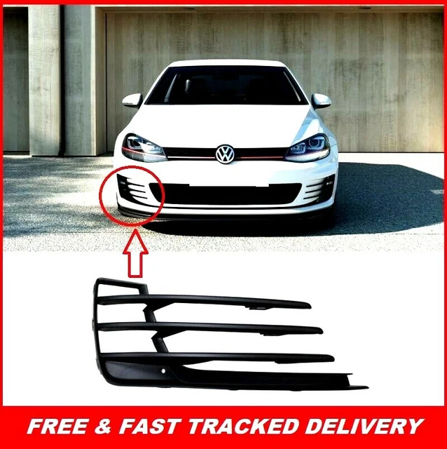 VW GOLF MK7 2013-2017 Front Bumper Fog Grille Gti Gtd Driver Side High ...