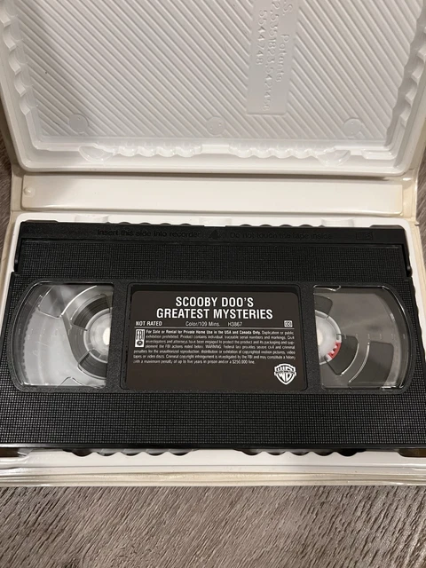 SCOOBY-DOO'S GREATEST MYSTERIES 1999 VHS Clamshell Warner Home Video £5 ...