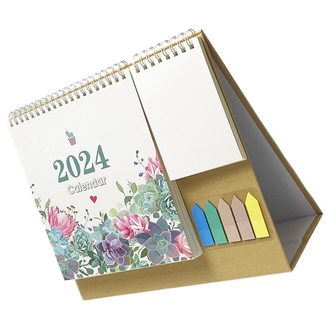 2024 DESK DESKTOP Calendar Academic Schedule Planning Note Office ...