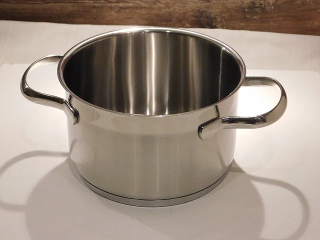 SILIT MARINO TOPF Edelstahl ohne Glas-Deckel Kochtopf 20 cm Induktion 3 ...