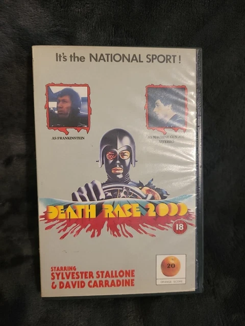 DEATH RACE 2000 (1975) Big Box VHS Cassette Orange Score | Stallone £15 ...