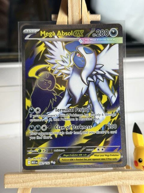 POKÉMON TCG MEGA Evolution Mega Absol EX 161/132 Full Art Near Mint £8. ...