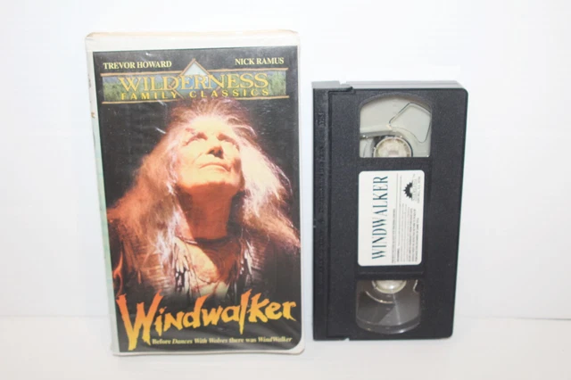 WINDWALKER (1980) CLAMSHELL VHS Native American Indian Drama Wilderness ...