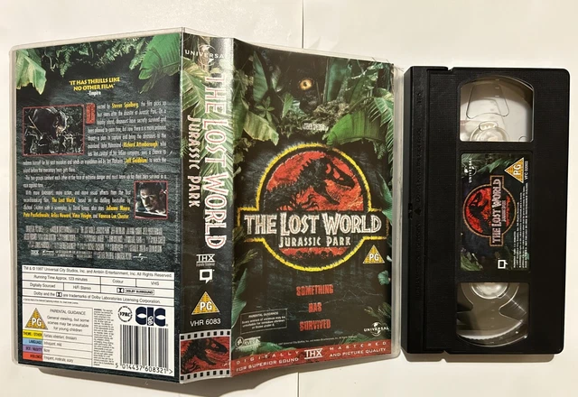THE LOST WORLD: Jurassic Park {1997 Vhs Jeff Goldblum} Spielberg Dinosaur Sequel £1.99 - PicClick UK