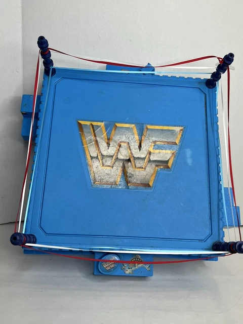 WWF / WWE Hasbro Original Vintage Wrestling Ring For Action Figures WWF ...