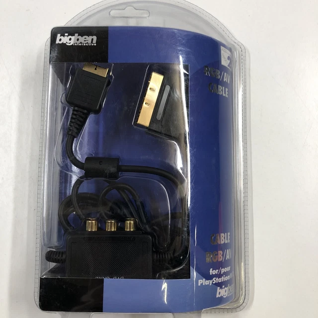 NEUF NEW ADAPTATEUR peritel pour console playstation 1 2 3 PS1 PS2 et ...