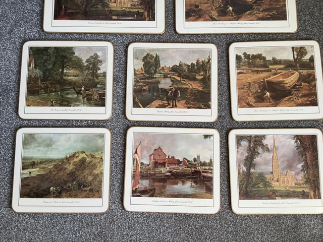 BOXED SET 8 Clover Leaf Table Place Mats John Constable Artwork in VGC ...